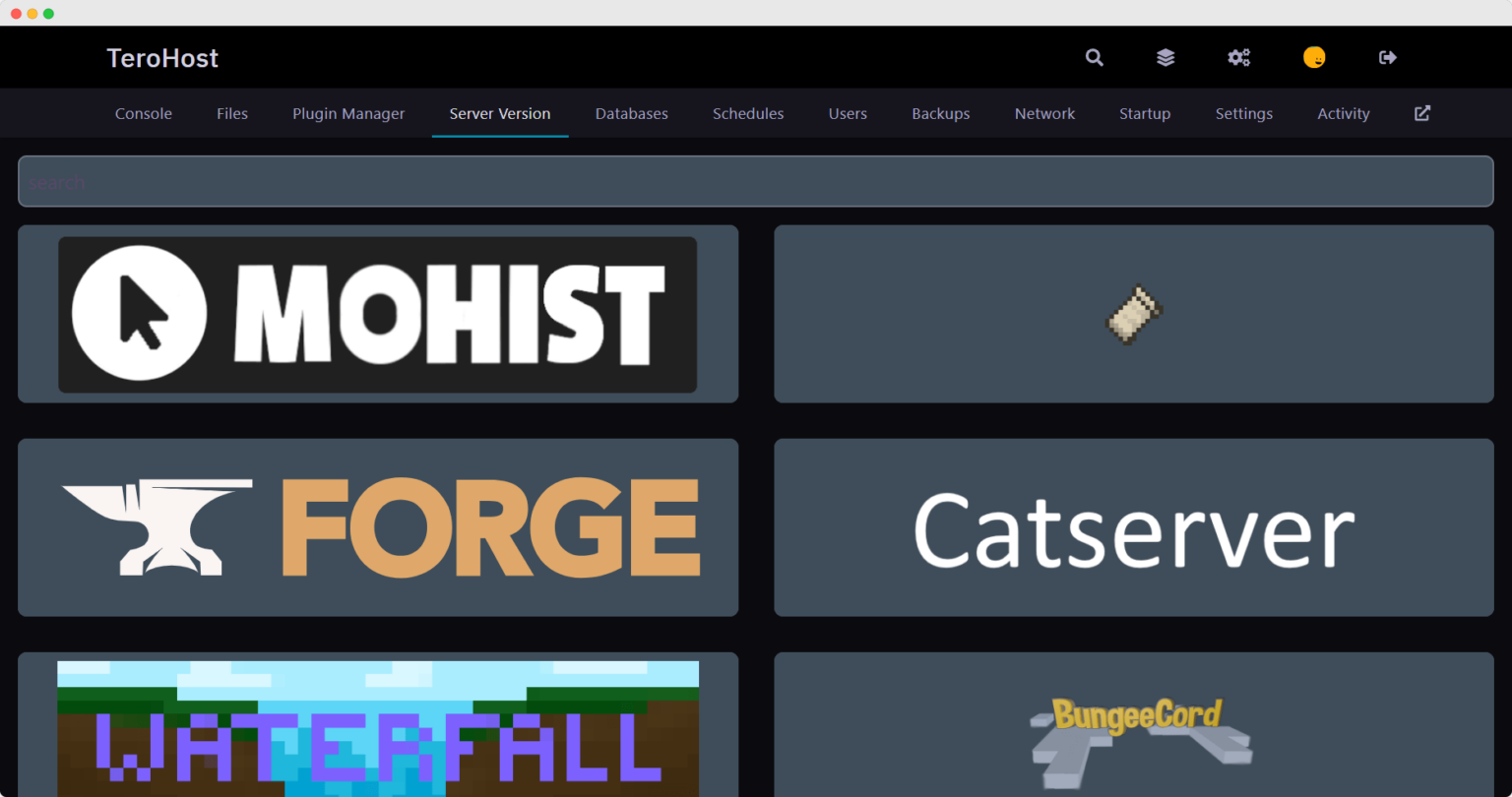 TeroHost - Minecraft Hosting